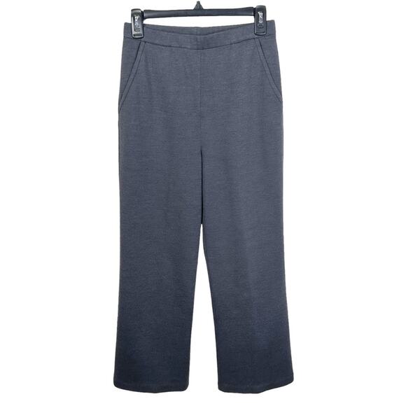 St. John | Pants & Jumpsuits | St John Size 2 Gray Wool Blend Wide Leg ...